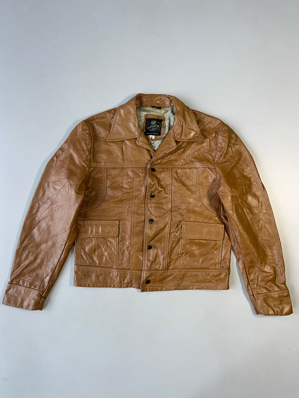 ! Ultra Premium Original Leather Jacket (RARE) (M) – Drip Drop Attire