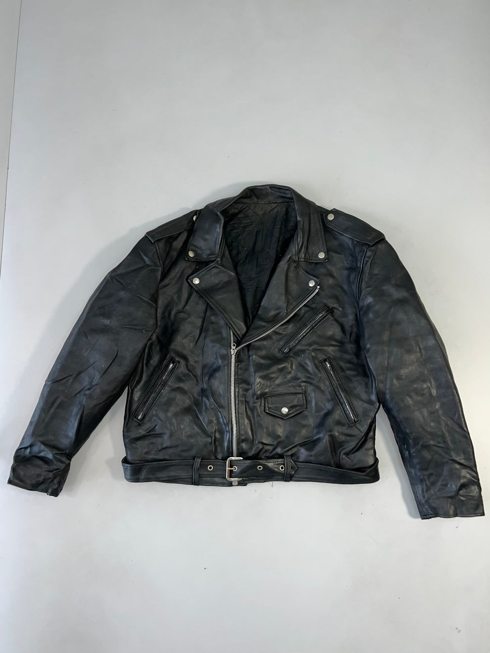 ! Ultra Premium Rare Original Leather Jacket (RARE) (XL) – Drip Drop Attire