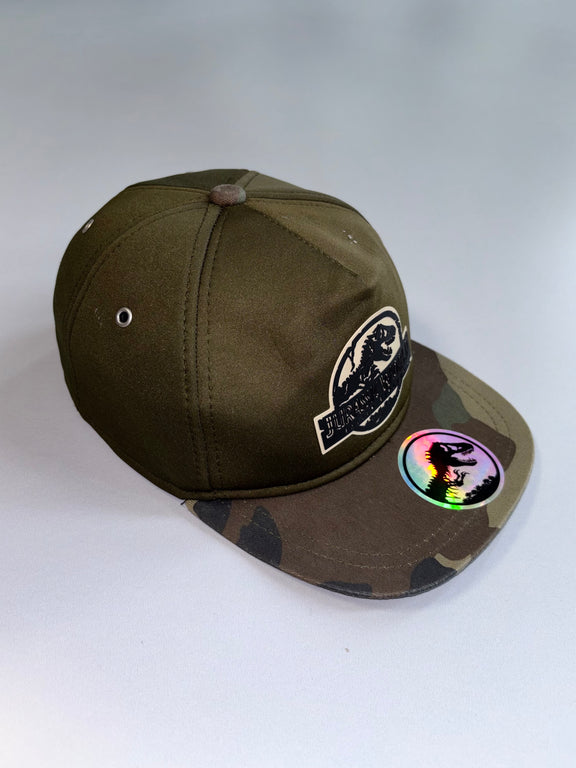 Jurassic World Fallen Kingdom Snapback Olive/Camo (Adjustable) – Drip ...