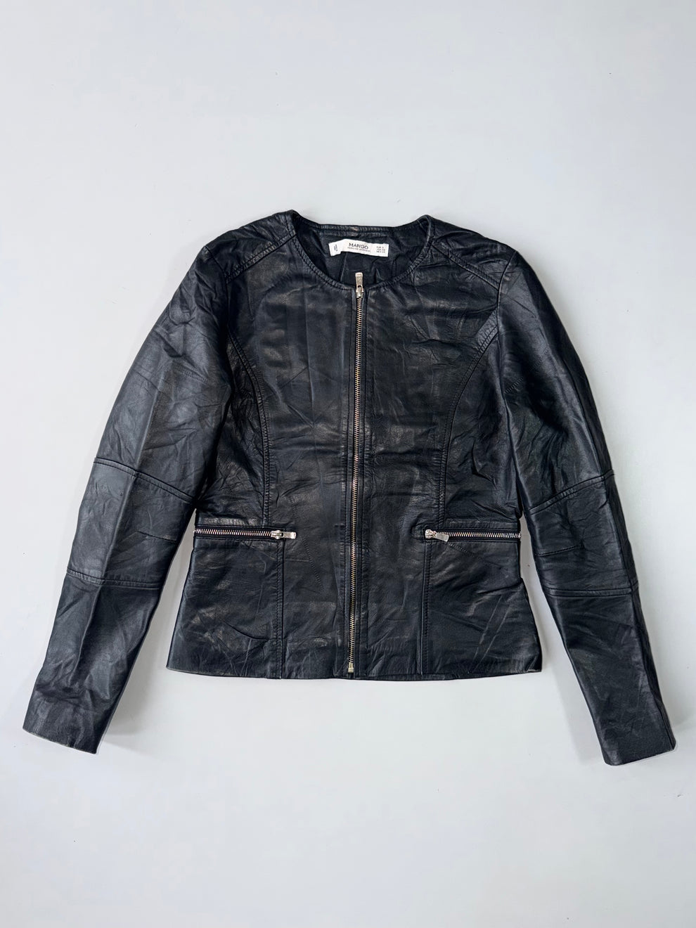 ! Mango Original Leather Jacket (XS) – Drip Drop Attire