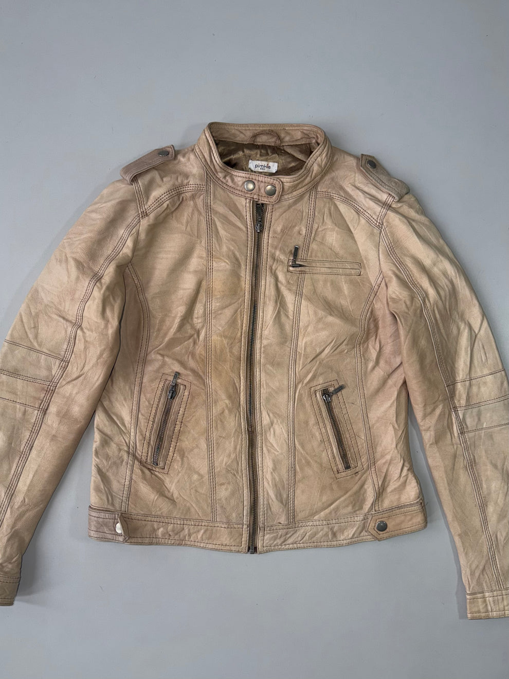 ! Super Premium Original Leather Jacket (S) – Drip Drop Attire