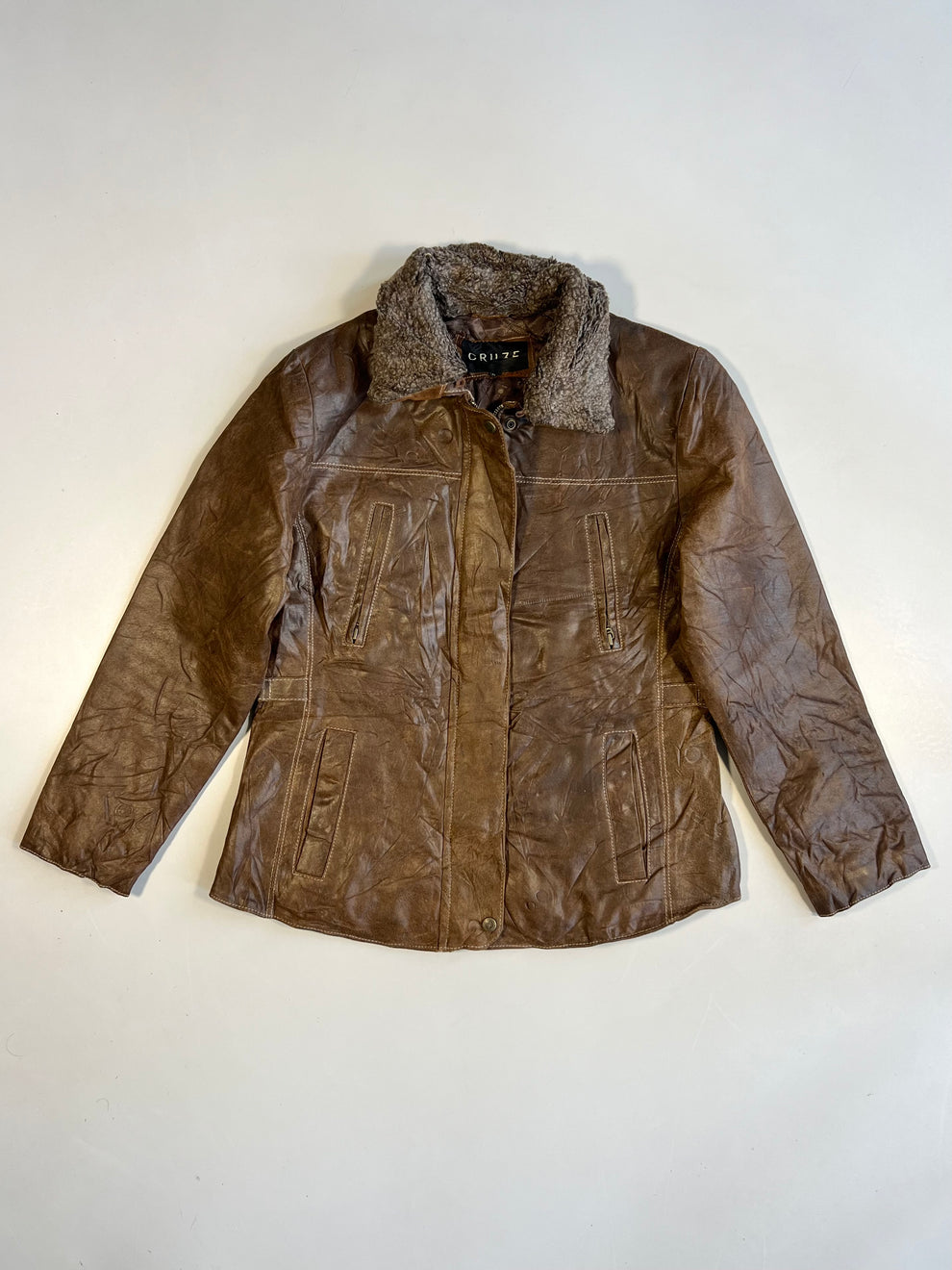 ! Super Premium Original Women's Lather Jacket (M) – Drip Drop Attire