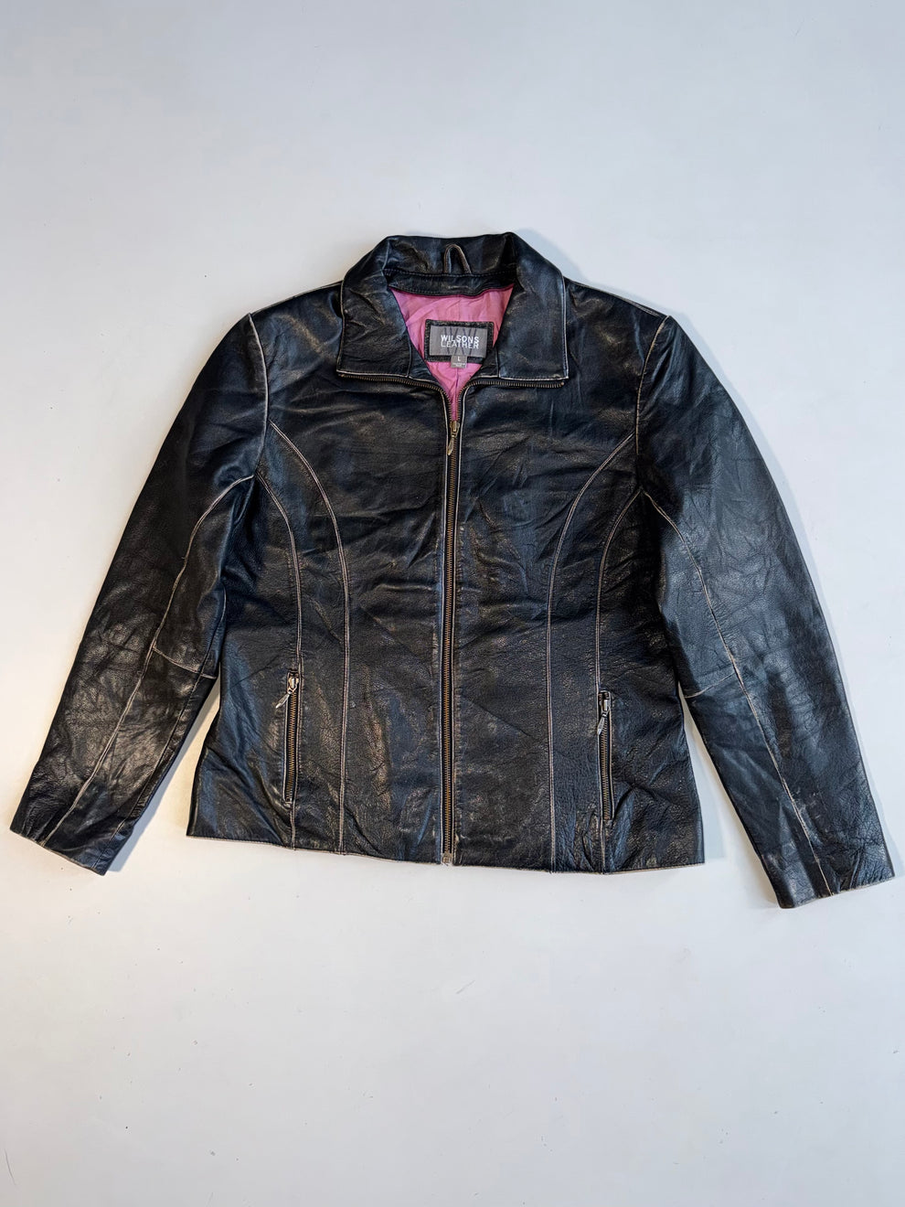! Wilsons Leather Original Leather Jacket (S/M) – Drip Drop Attire