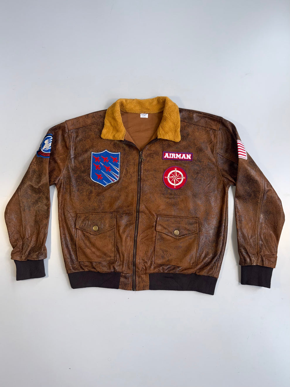 ! Super Premium Original Leather Jacket (RARE) (L/XL) – Drip Drop Attire