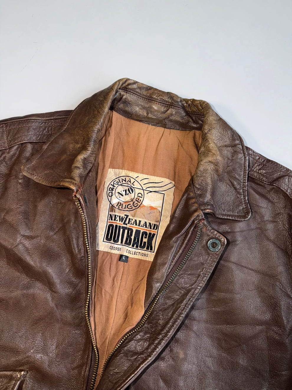 ! New Zealand Outback Ultra Premium Original Pure Leather Jacket (RARE ...