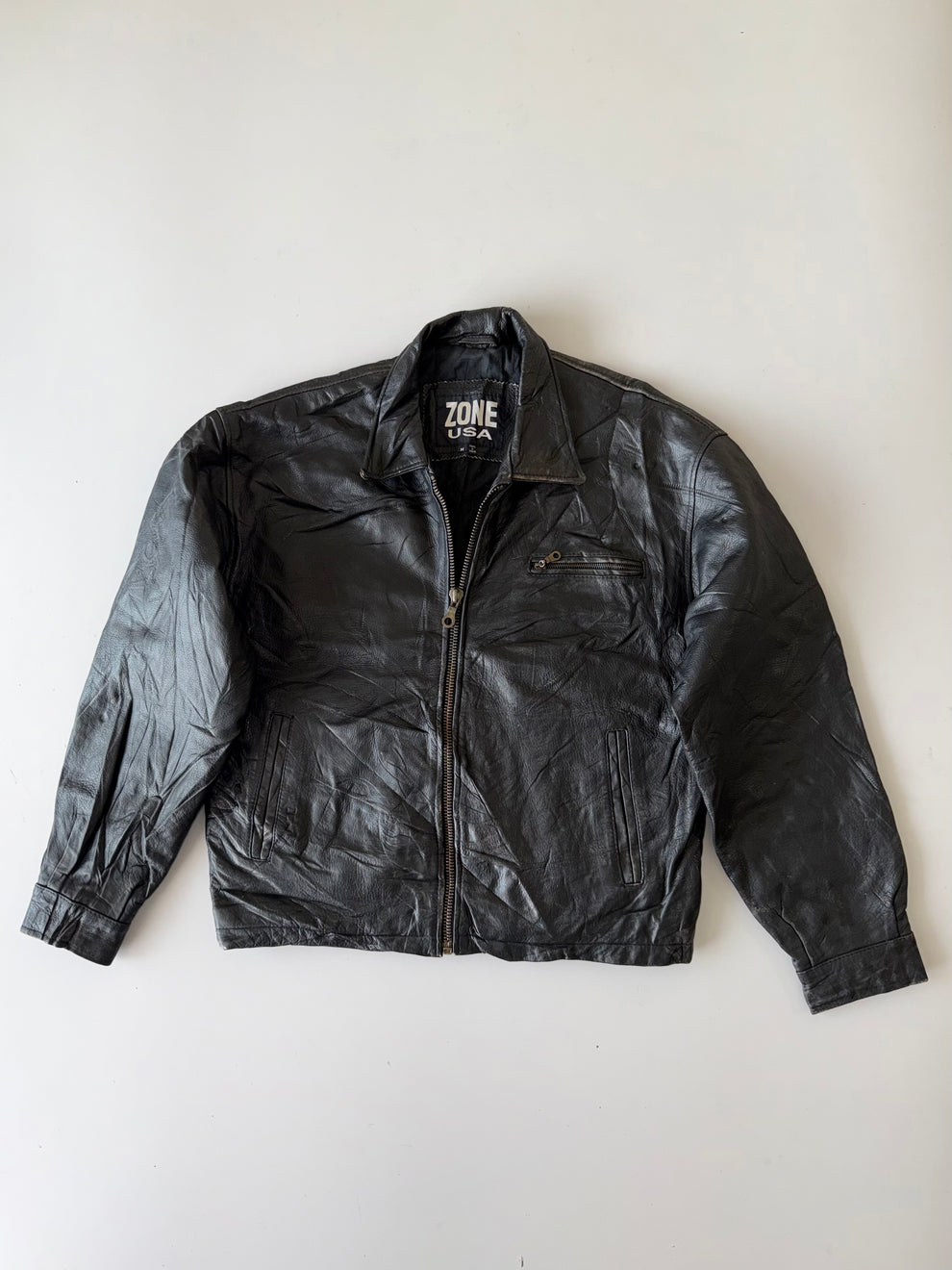 ! Ultra Premium Original Leather Jacket (RARE) (L/XL) – Drip Drop Attire