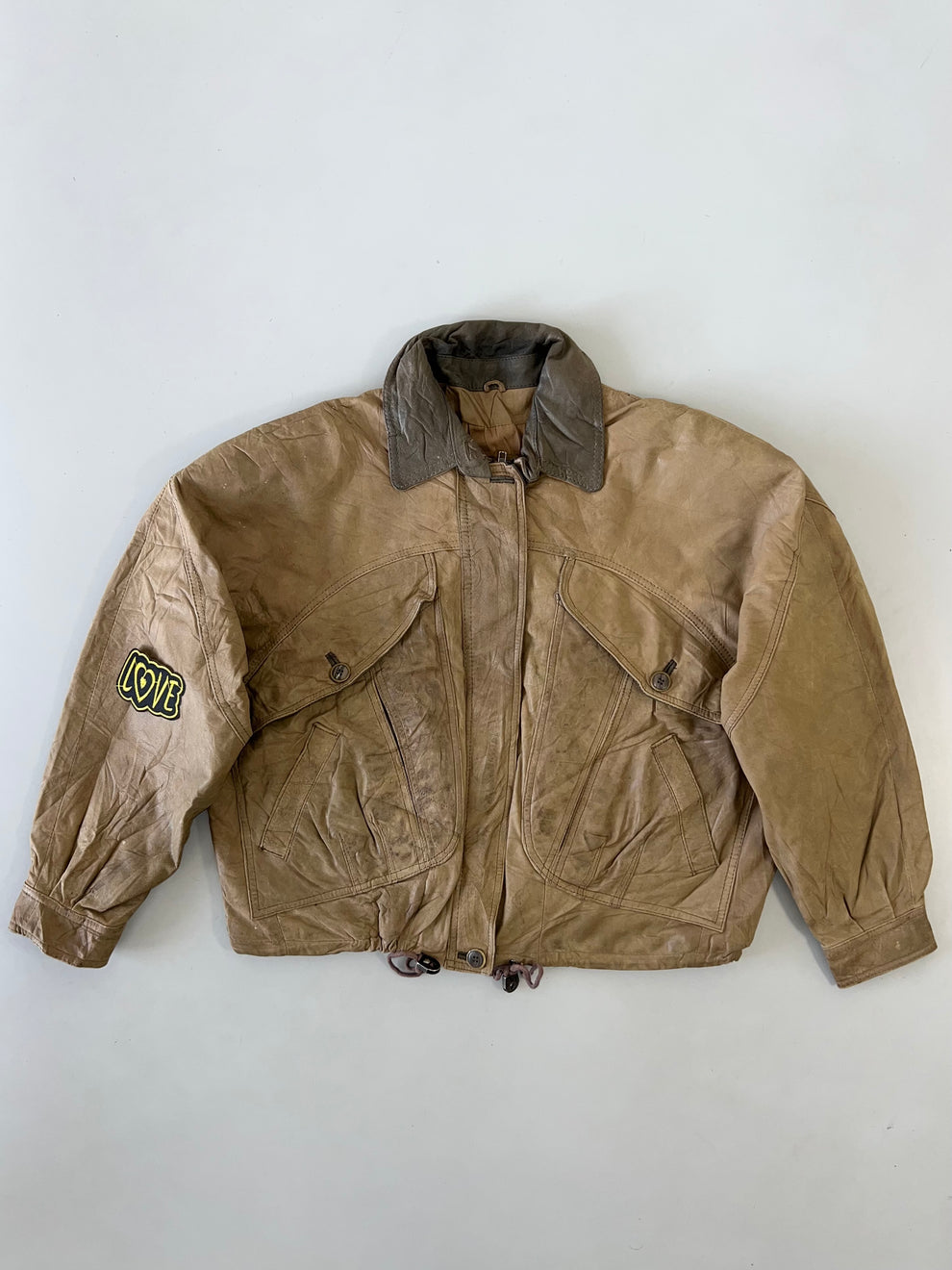 ZSuper Premium Original Leather Jacket Adventure bond OG crop (M ...