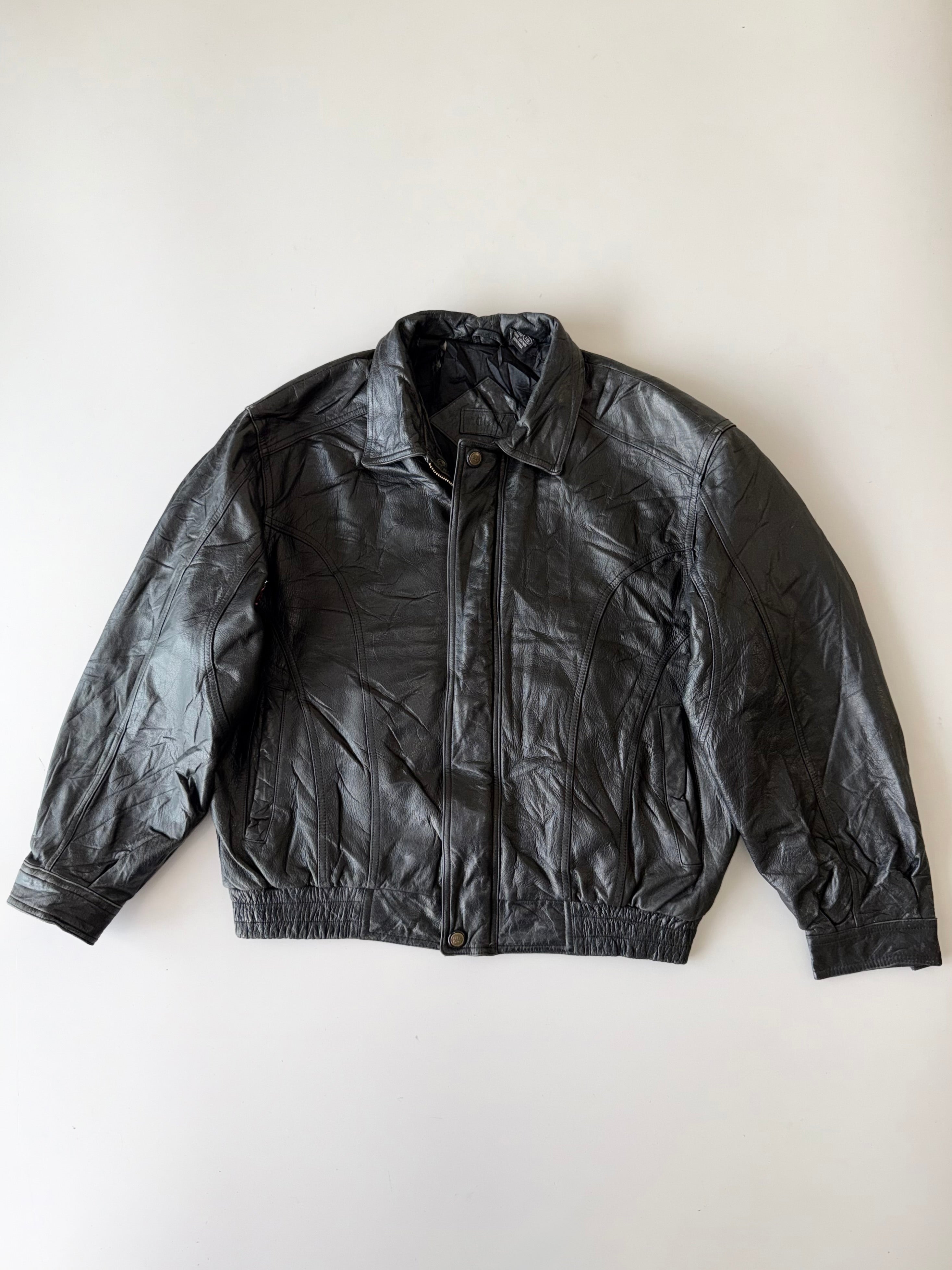 ! Ultra Premium Original Leather Jacket (RARE) (XL) – Drip Drop Attire