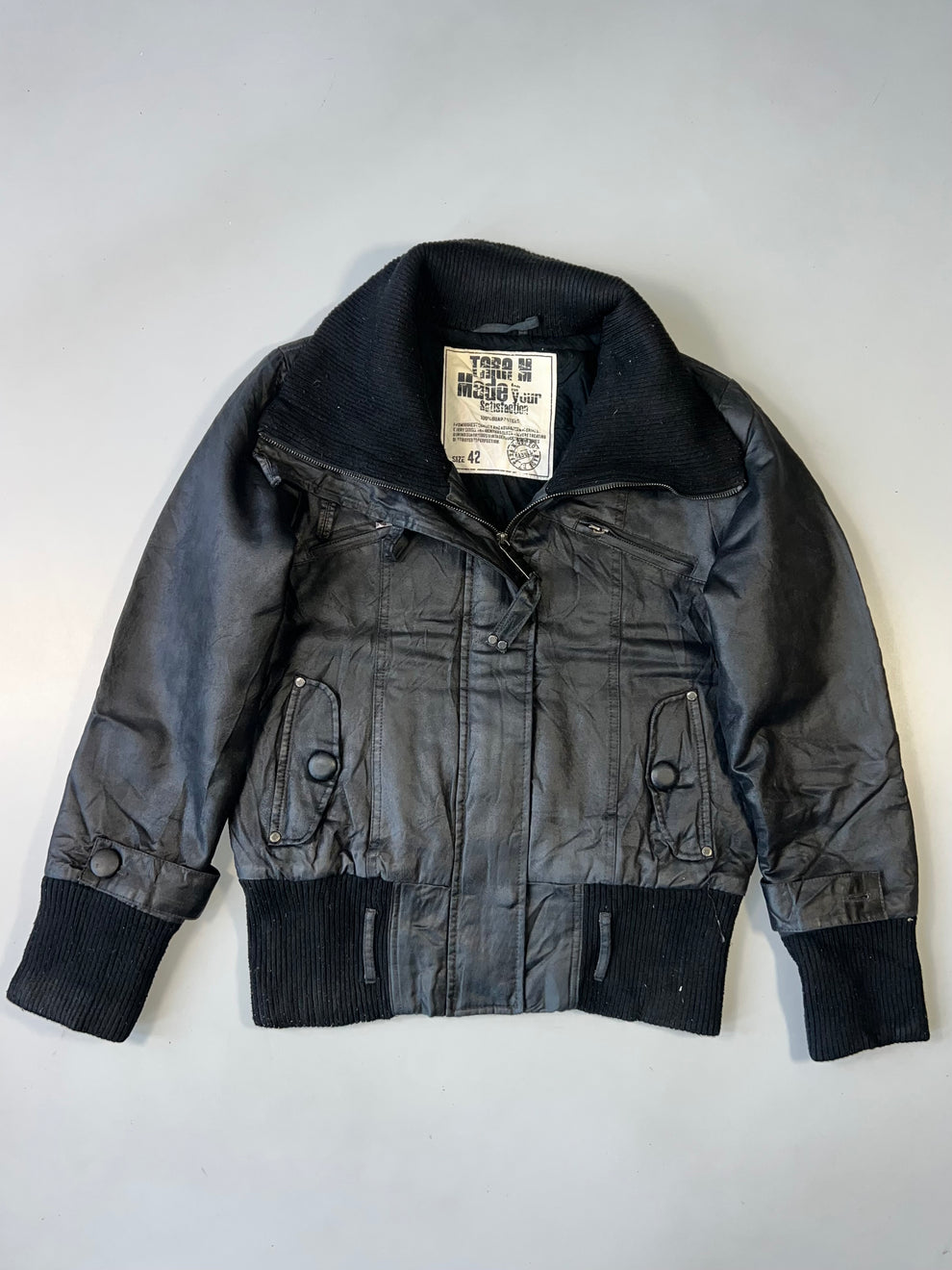 ! Super Premium Original Leather Jacket (M) – Drip Drop Attire