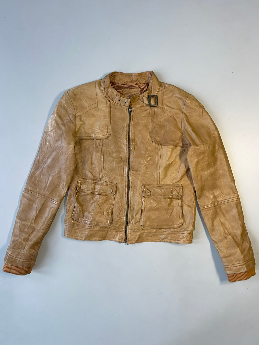 ! Super Premium Original Leather Jacket (S) – Drip Drop Attire