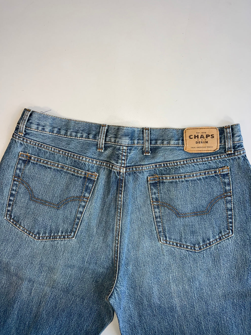 ! Vintage Chaps American Original Premium Baggy Jeans Rare (W-36,L-40 ...