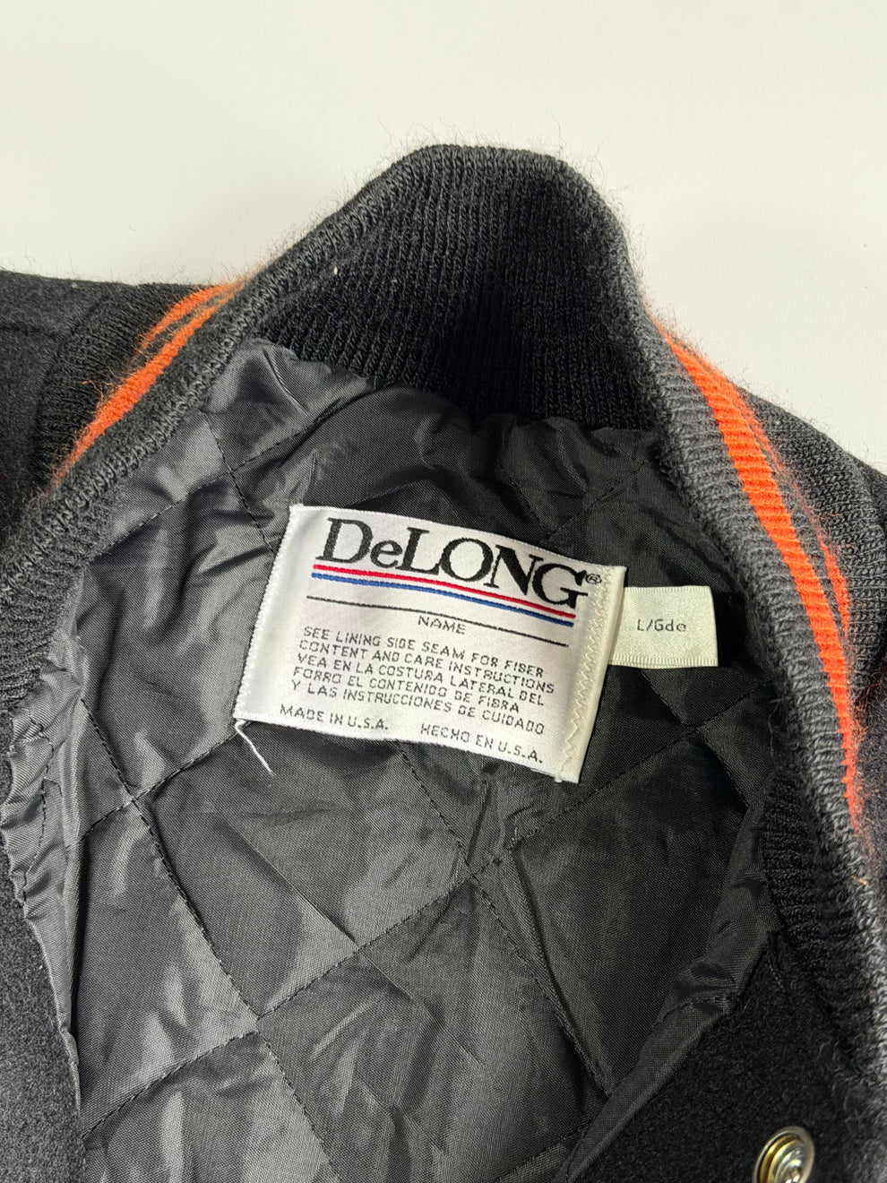 ! Vintage DeLONG USA Varsity Jacket – Wool Letterman (02) (L/XL) – Drip ...