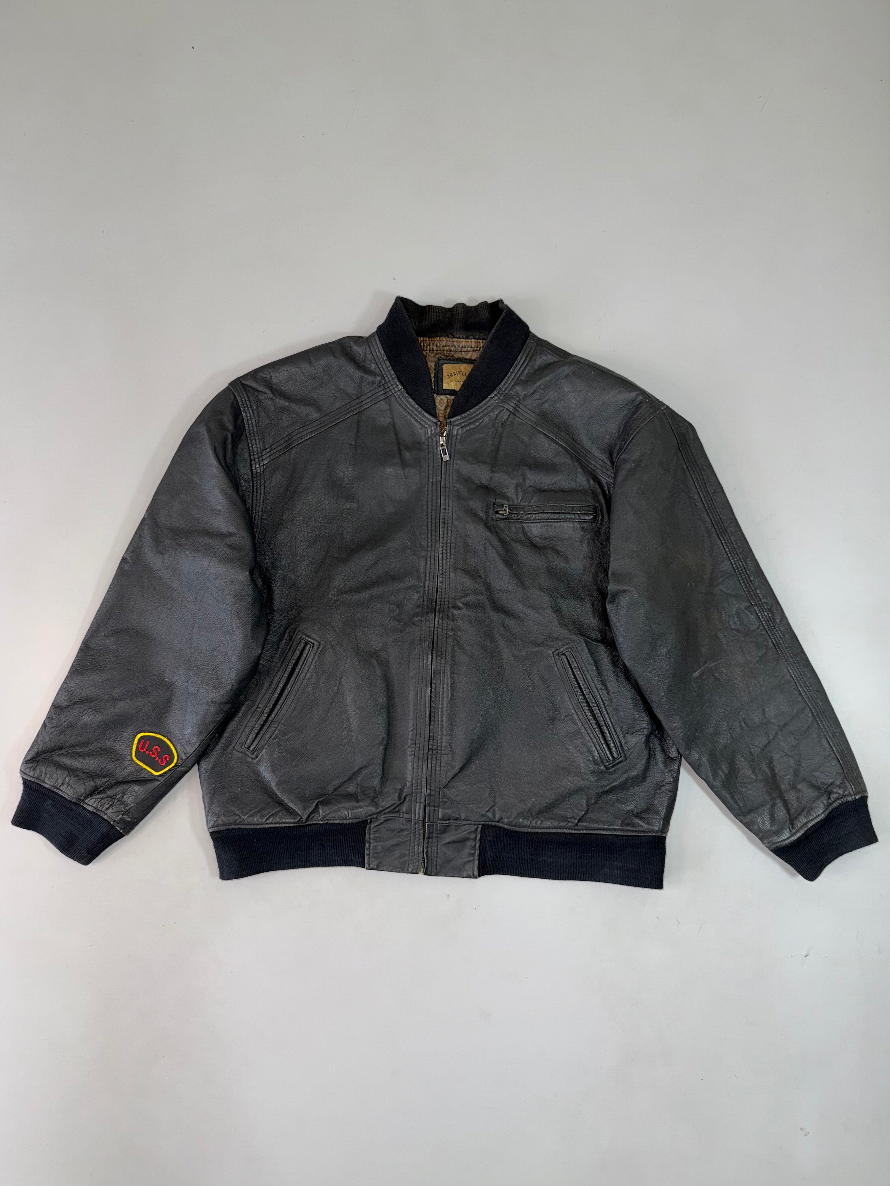 ! Super Premium Original Leather Jacket (RARE) (XL) – Drip Drop Attire