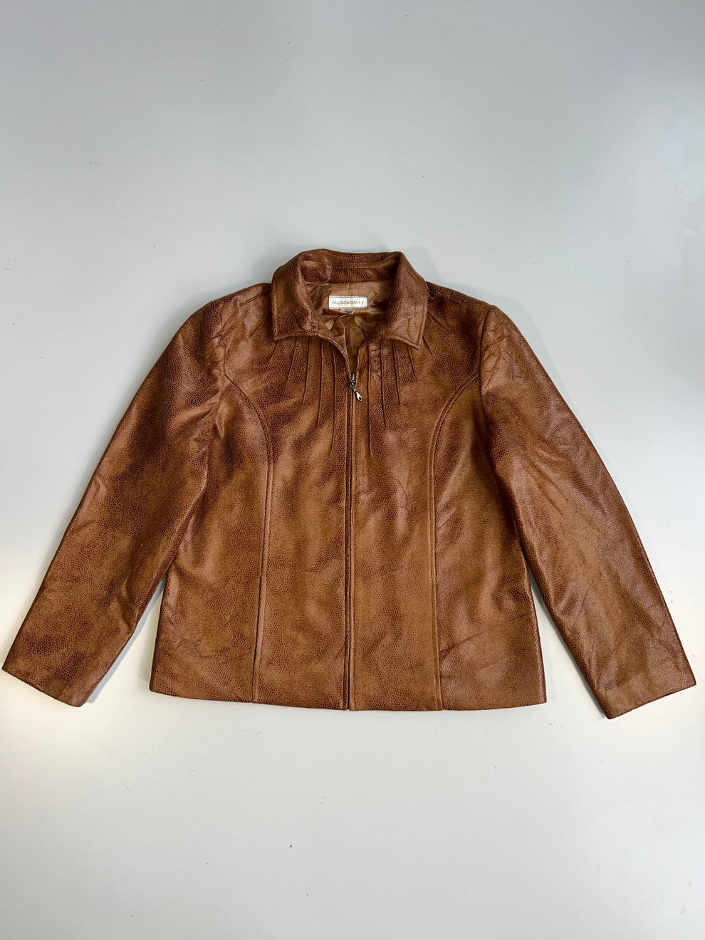 ! Ultra Premium Designer Allison Daley Original Leather Jacket (M ...