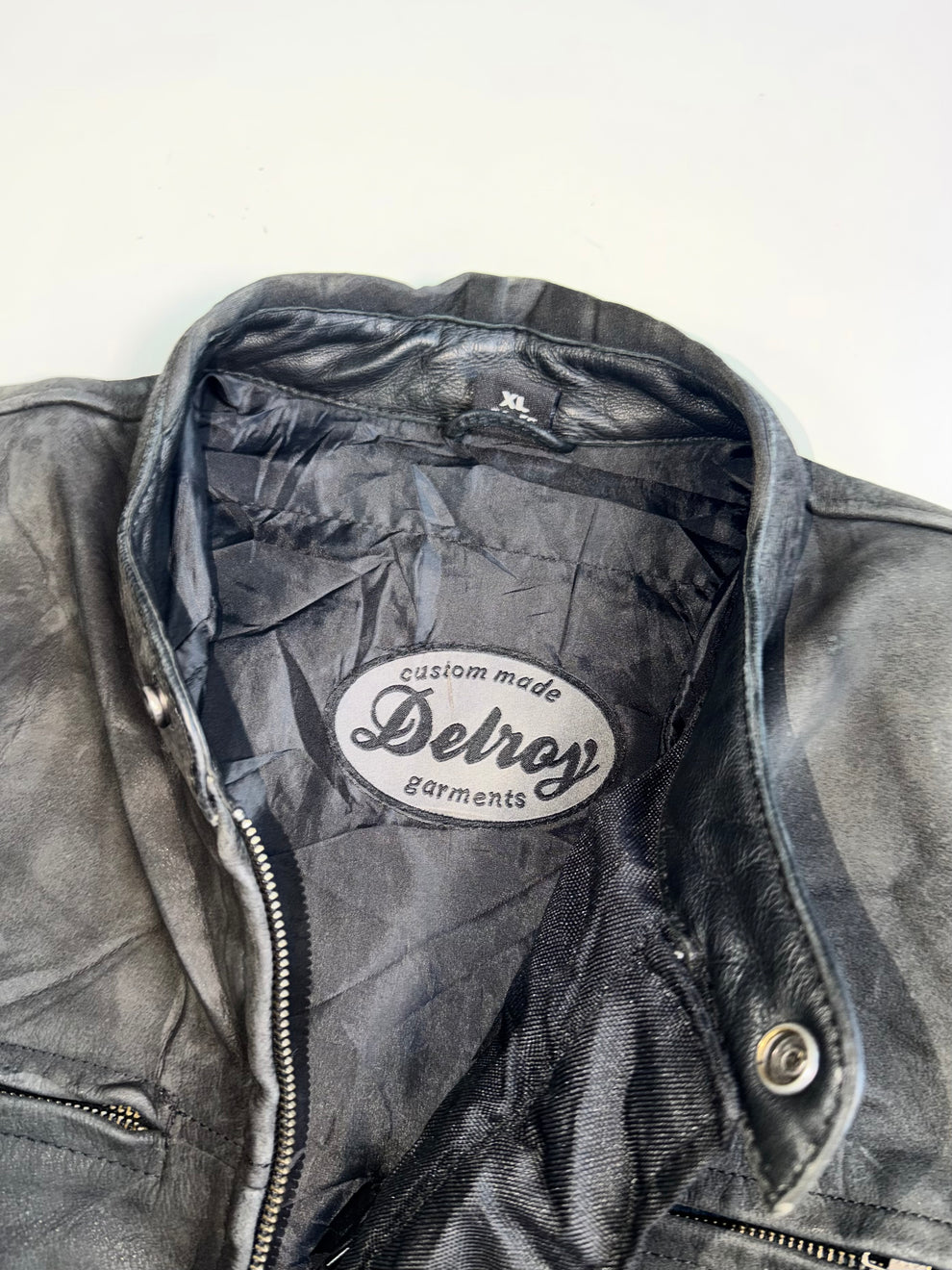 ! Super Premium Original Leather Jacket (RARE) (L/XL) – Drip Drop Attire